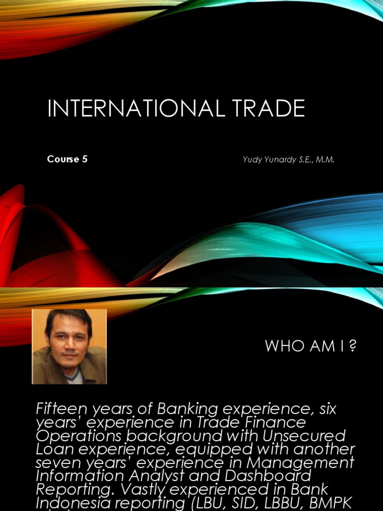 International Trade Course 5 | PDF | Financial Services | Banking