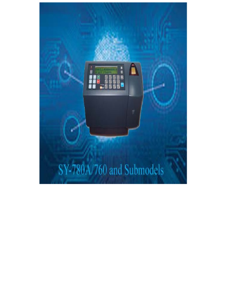 SY 780A - 760 and Sub Models | PDF | Ip Address | Electrical Connector