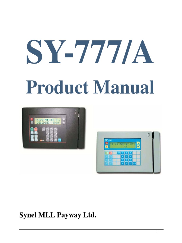 Product Manual: Synel MLL Payway LTD | PDF | Ip Address | Port ...