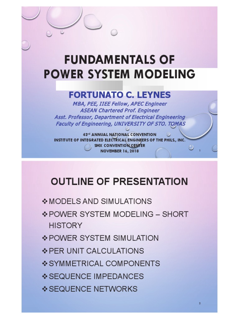 TP10 Fundamentals of Power System Modeling v2018-11-12 43rd ANC ...