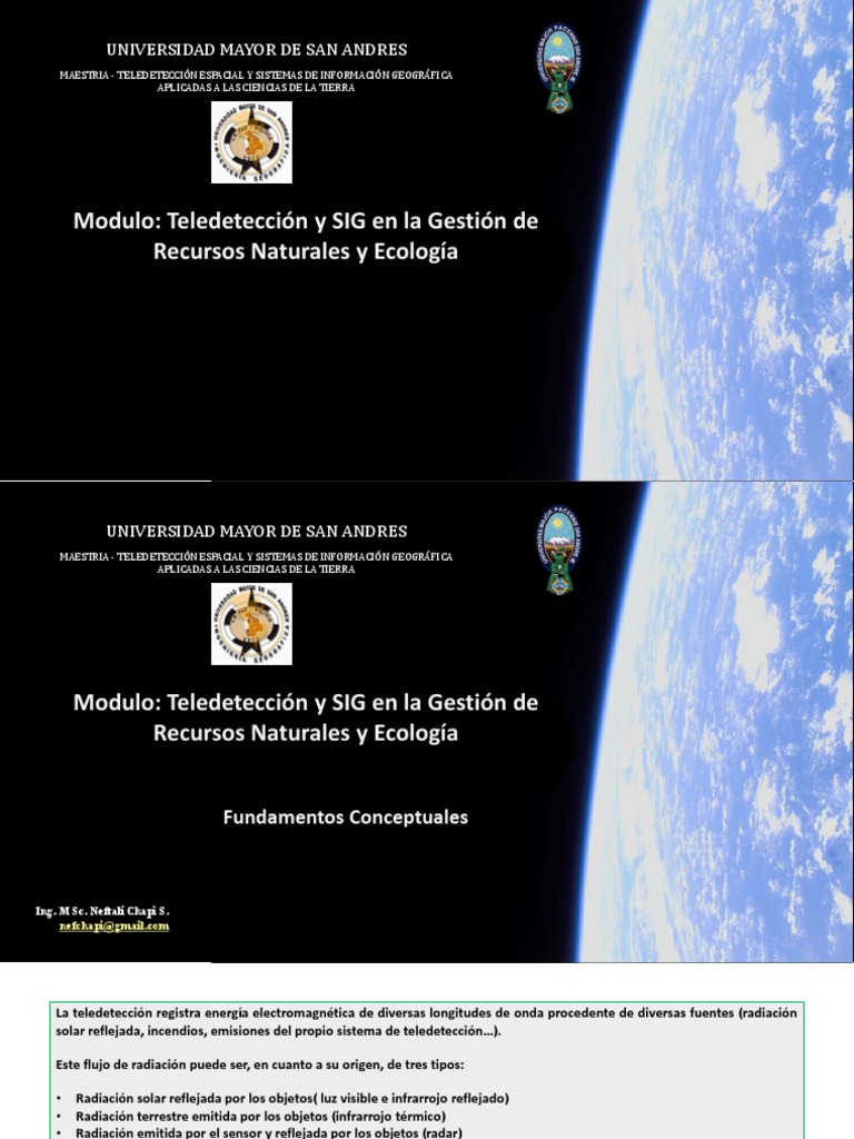 PPT - Teledetección | PDF | Sensores remotos | Infrarrojo