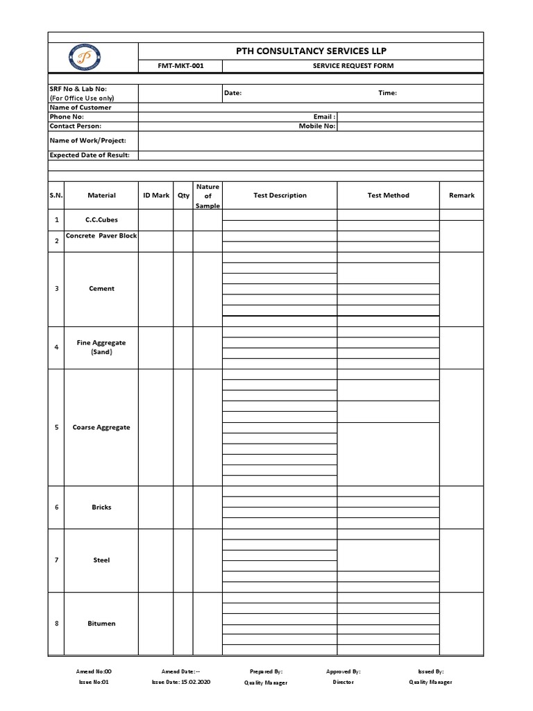 Blank TRF | PDF | Construction Aggregate | Materials