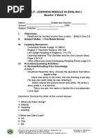 Cot - DLP - English 2 by Teacher Rosemarie E. Lozada | PDF | Question | Teachers