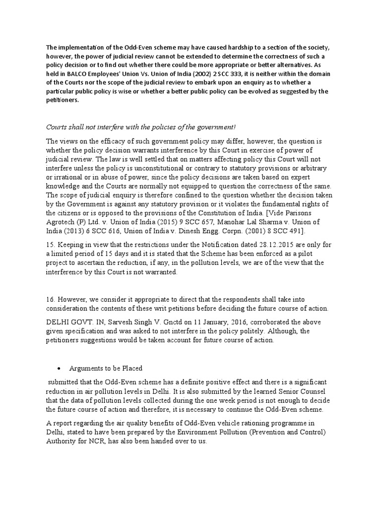 The Implementation of The Odd | PDF | Environmental Protection | Justice