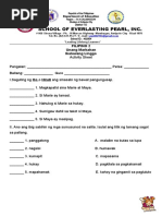 FILIPINO WORKSHEET 4 - Pagbibigay NG Angkop Na Pamagat Sa Binasang Teksto | PDF