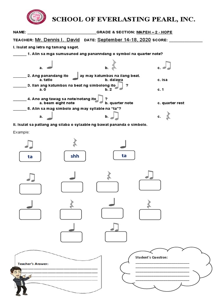 Mapeh2 - Worksheet-Wk2 | PDF