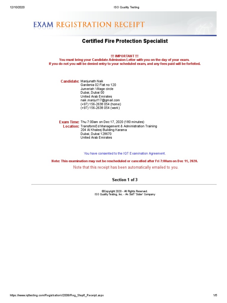 ISO Quality Testing PDF | PDF | Identity Document | Test (Assessment)