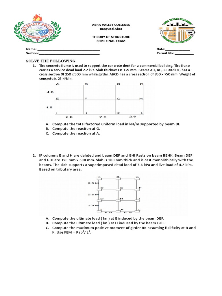 Theory Structure | PDF | Beam (Structure) | Structural Engineering