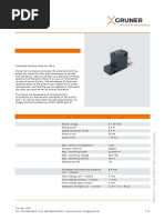 Gruner Ul-721q-R1a Relay | PDF | Relay | Insulator (Electricity)