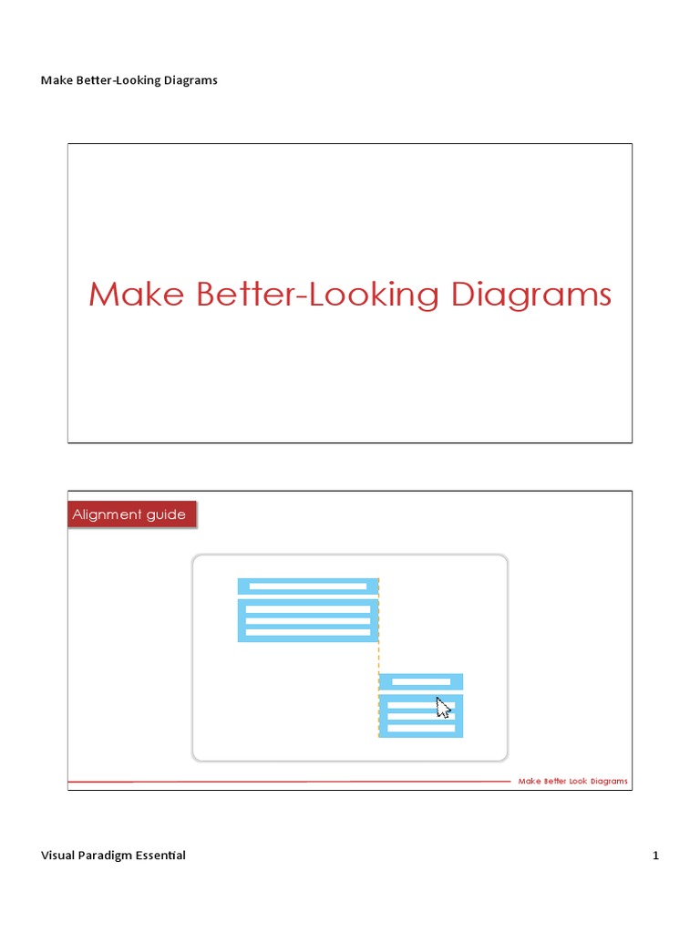 07 Make Better Looking Diagrams PDF | PDF | Button (Computing ...