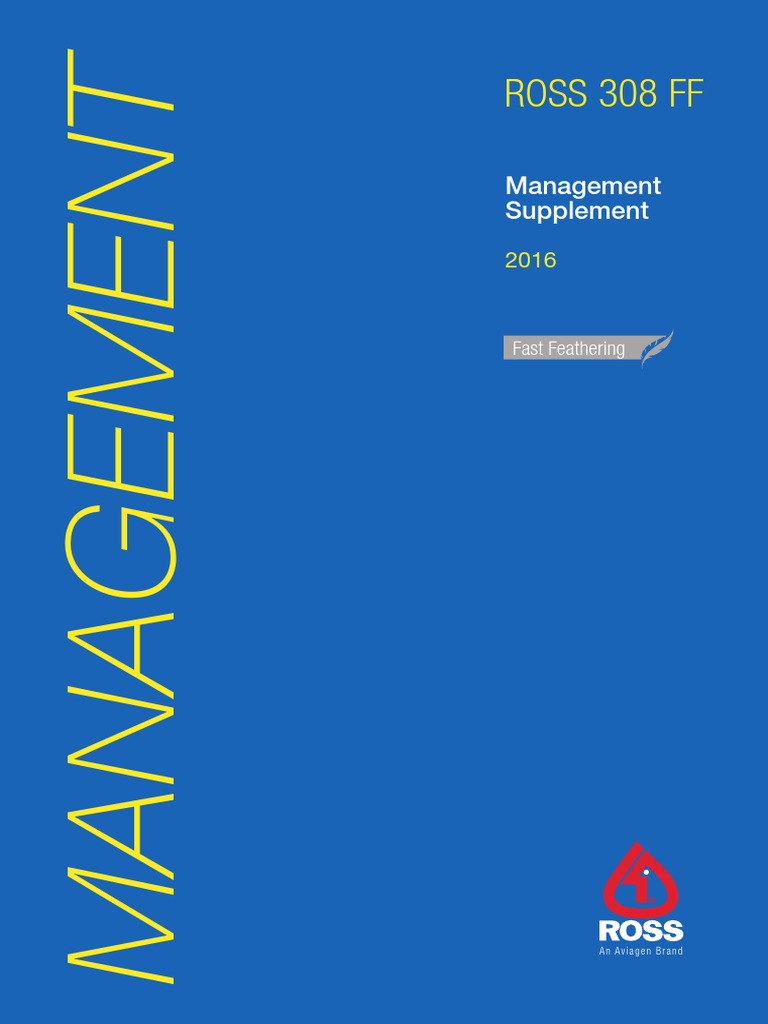 Ross 308 FF: Management Supplement | PDF | Birds | Broiler