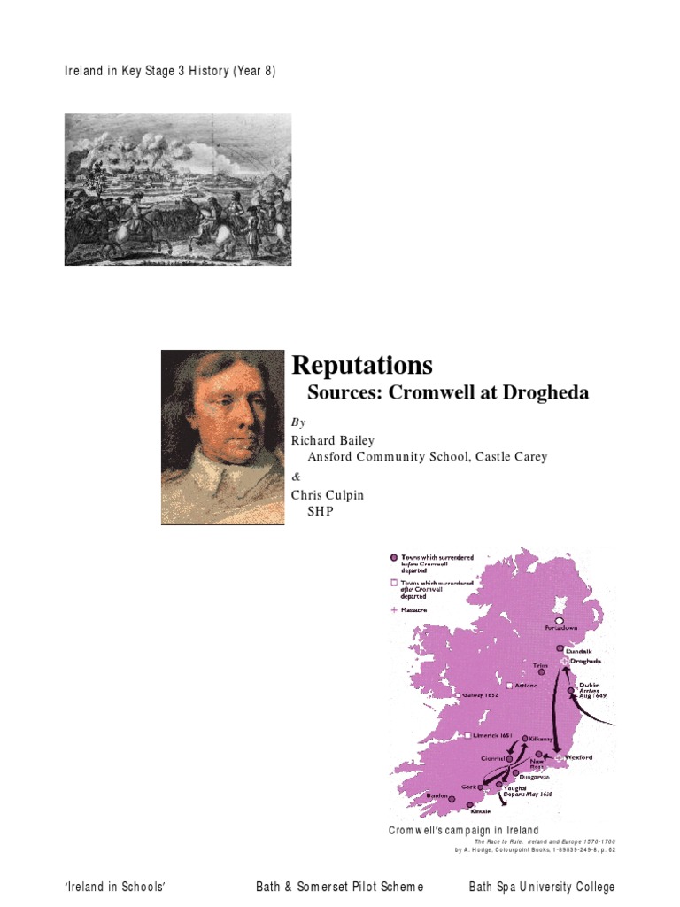 Cromwell's Siege and Legacy at Drogheda | PDF | Oliver Cromwell | Ireland