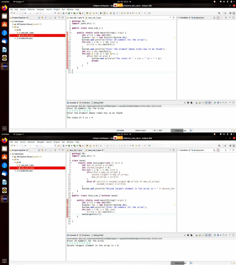 L 9-Variables Breakpoints Package HB 2 Import Java - Util. | PDF | Java ...