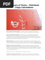 Tanker Cargo Calculation Basics | PDF | Barrel (Unit) | Quantity
