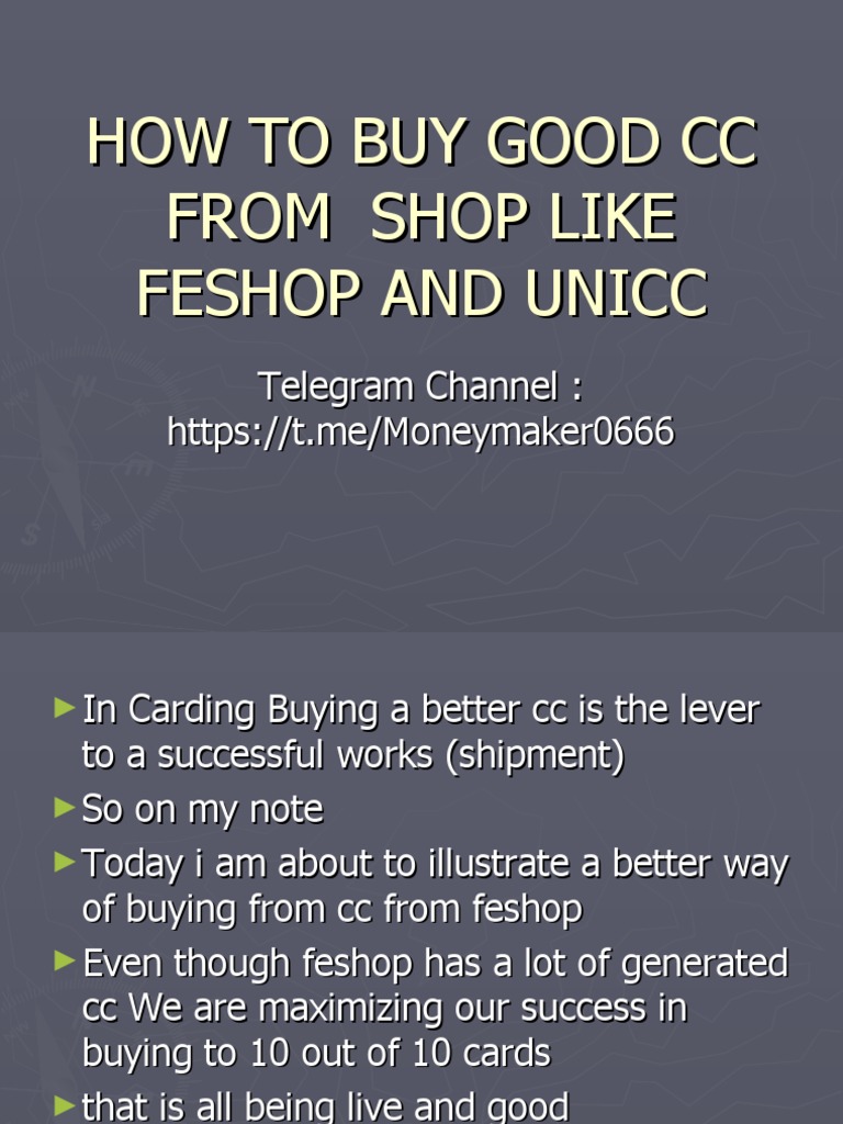 Buying CC from Feshop & Unicc Guide | PDF | Debit Card | Banking