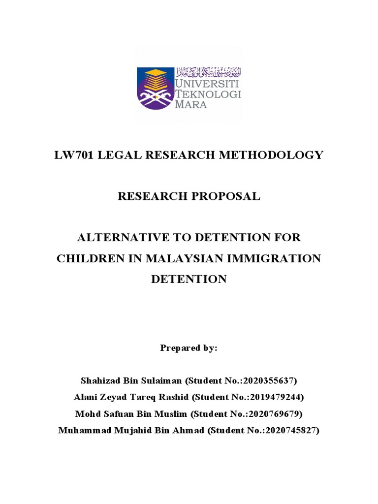 Final Draft - Alternative To Detention For Children in Immigration ...