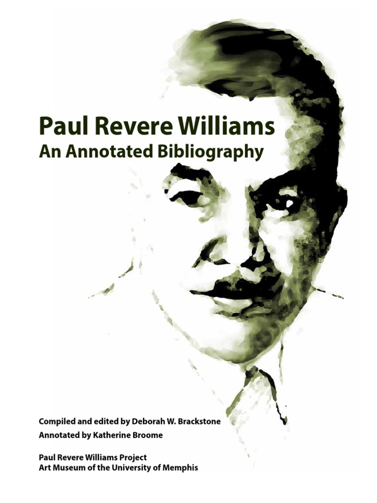 Paul R Williams Project An Annotated Bibliography | PDF | Racial ...