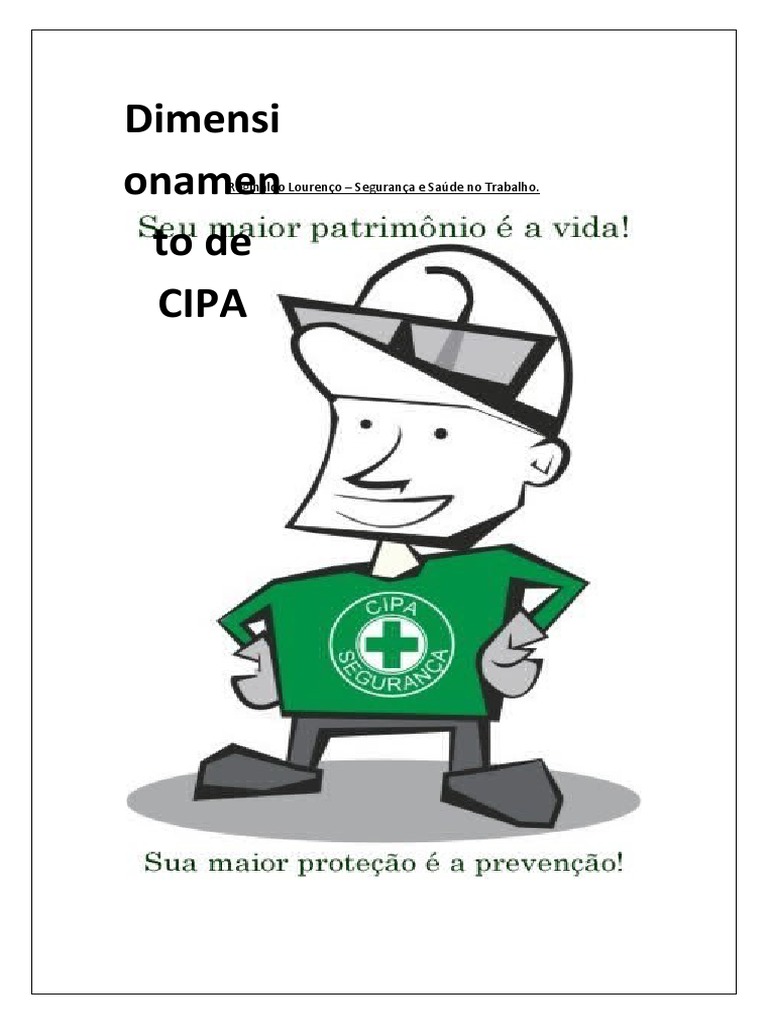 Dimensionamento Da CIPA Passo A Passo Mega Segurança Do Trabalho | PDF ...