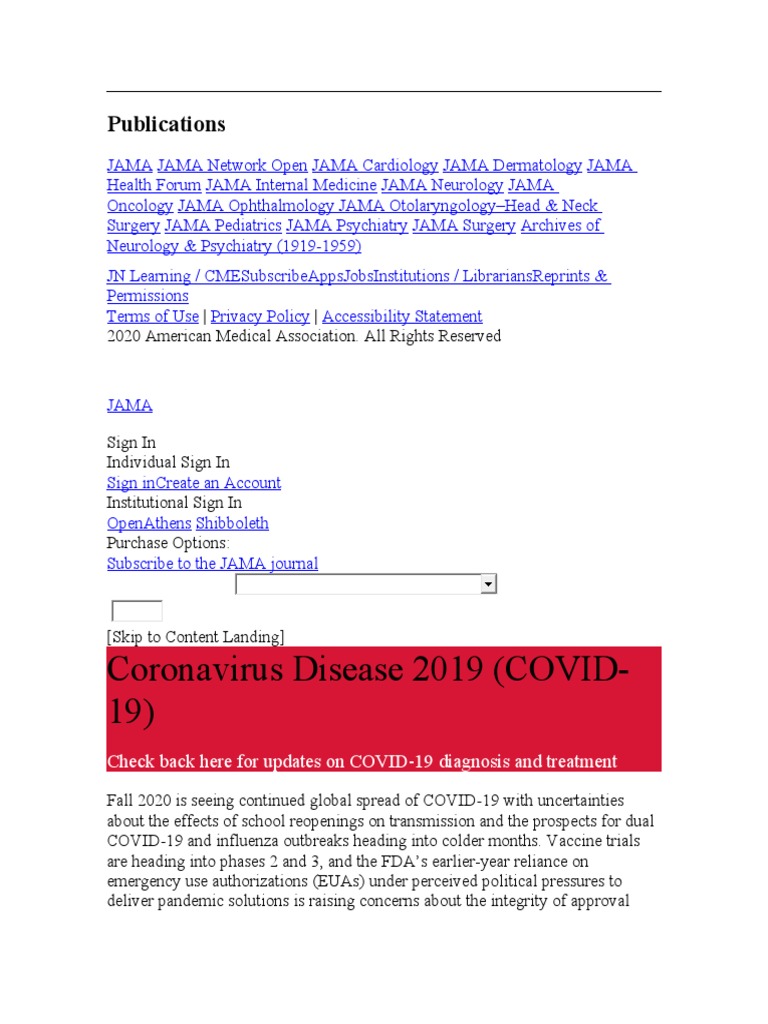 Revista Jama | PDF | Neurology | Intensive Care Medicine