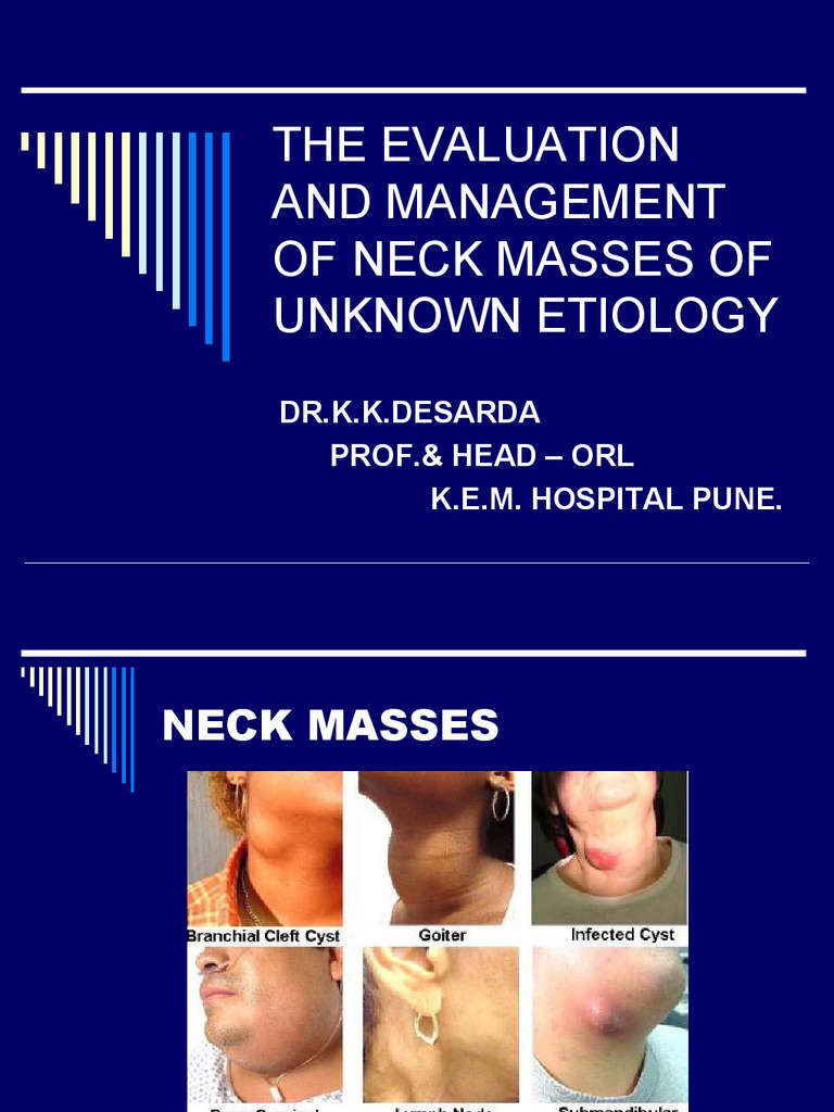 The Evaluation and Management of Neck Masses of Unknown Etiology | PDF ...