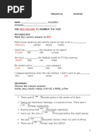Unit 2 English For Tourism 1 | PDF