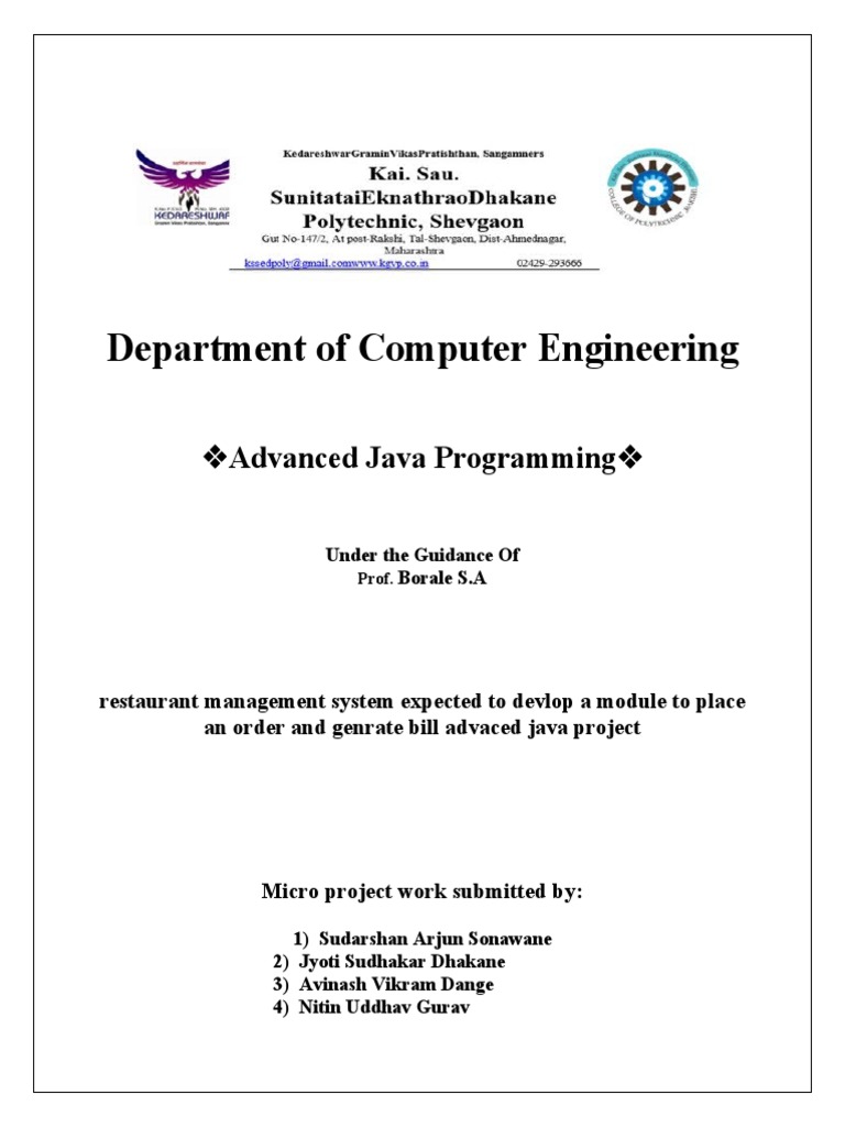 Adavanced Java Programing Layuot | PDF