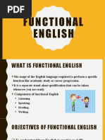 Functional English | PDF