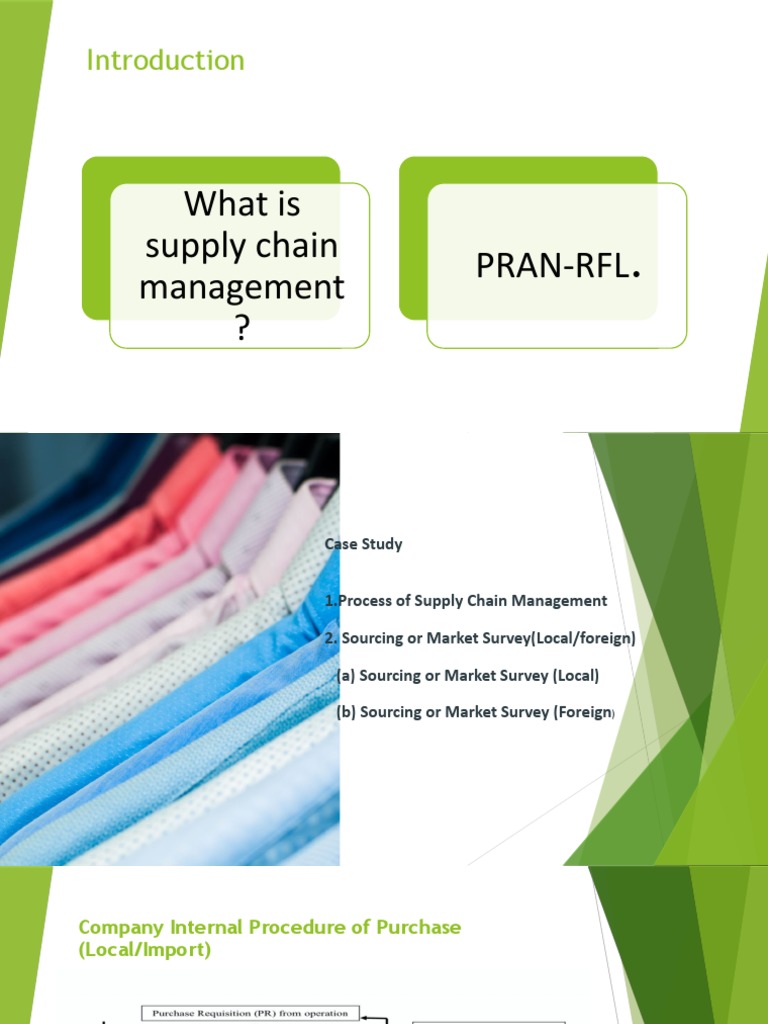 Supply Chain Management PRAN RFL | PDF