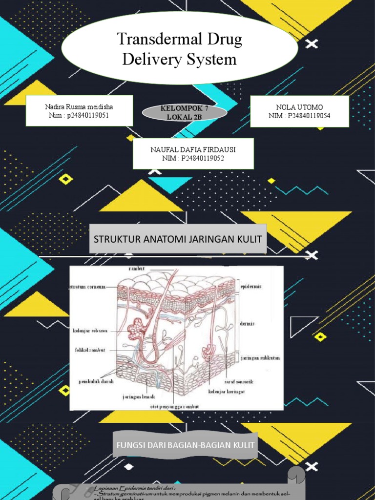 Sediaan Transdermal | PDF