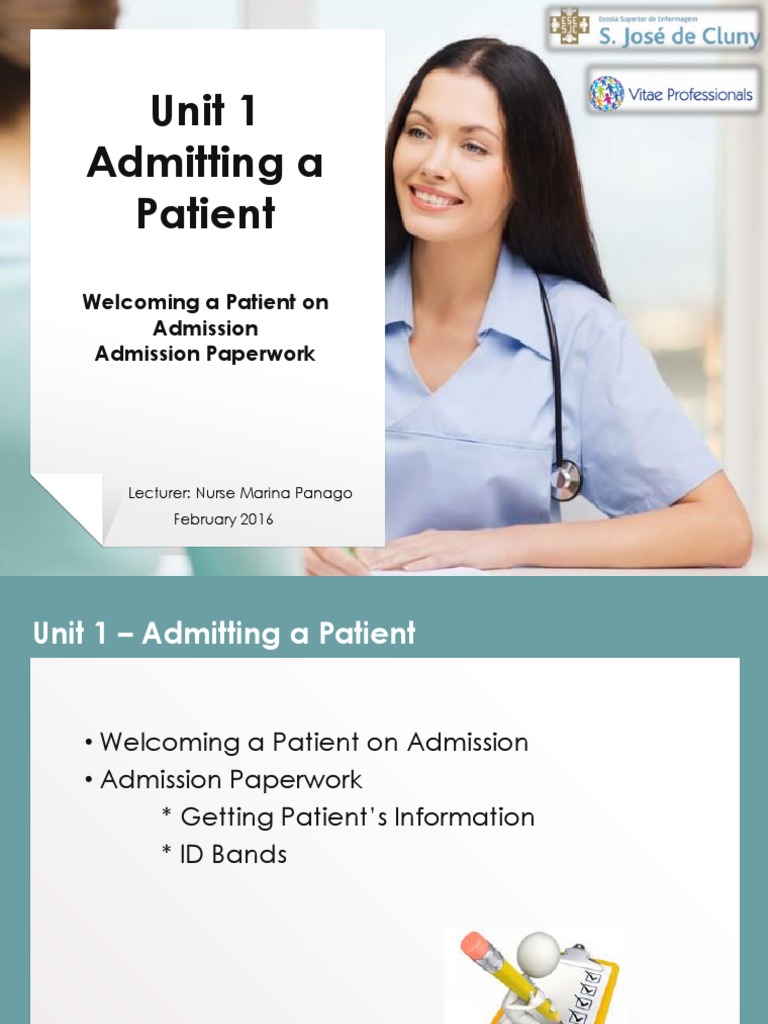 Patient Admission Process Overview | PDF | Patient | Clinical Medicine