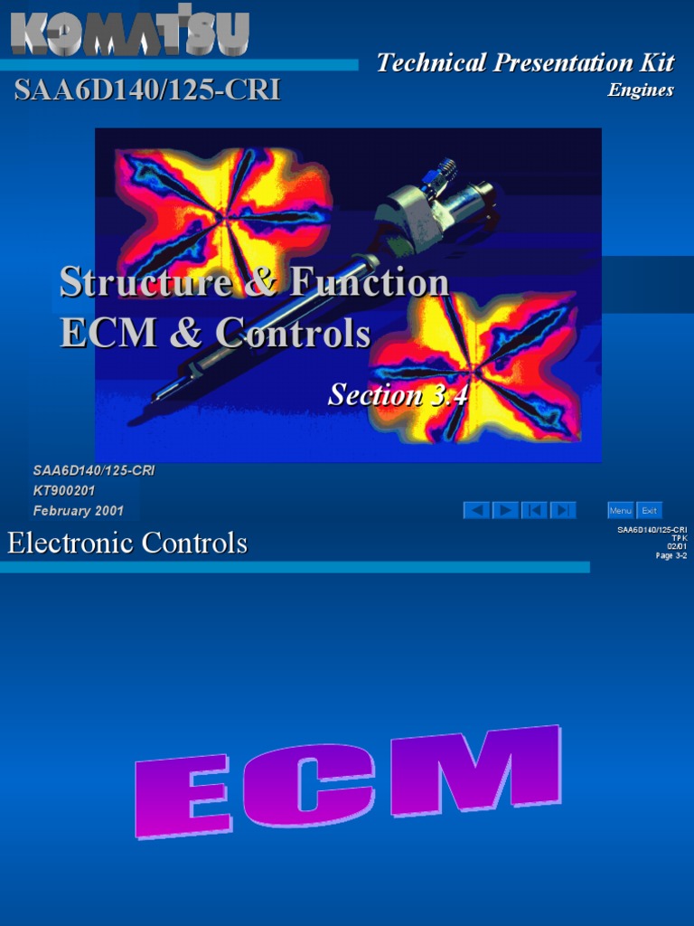 Structure & Function ECM & Controls | PDF | Fuel Injection | Metrology