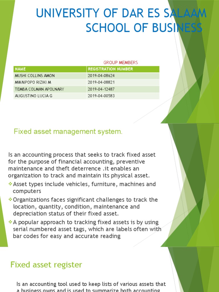 Fixed Asset Management System | PDF | Fixed Asset | Depreciation