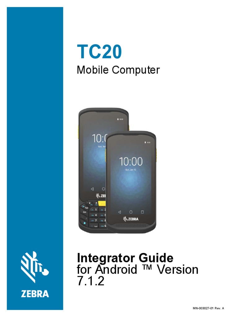 tc20 Integrator Guide PDF | PDF | Android (Operating System) | Proprietary Software