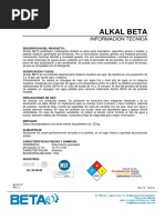 Beta Off SP | PDF | Agua | Química