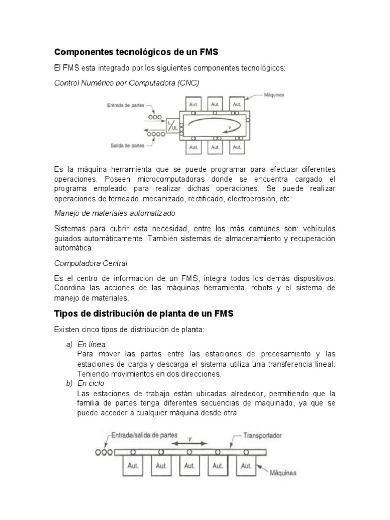 Componenetes de Un FMS | PDF