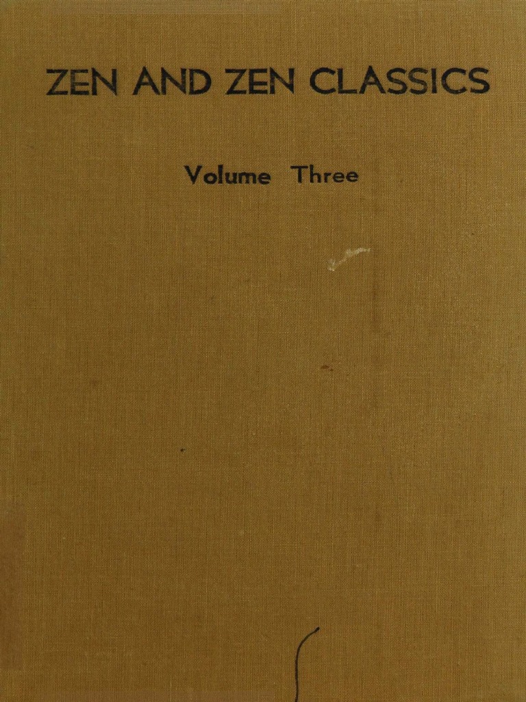 Zen and Zen Classics 3 PDF | PDF | Religion And Belief