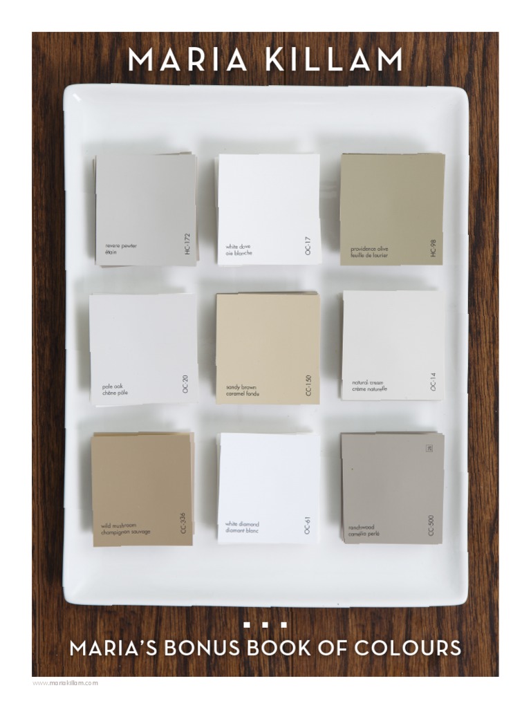 Maria Killam: Maria'S Bonus Book of Colours | PDF | Color | Artistic ...