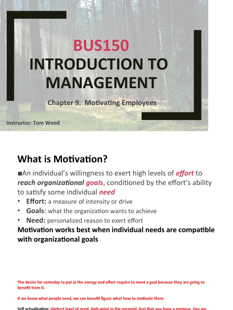 PowerPoint Slides - Motivating Employees | PDF | Motivation | Motivational