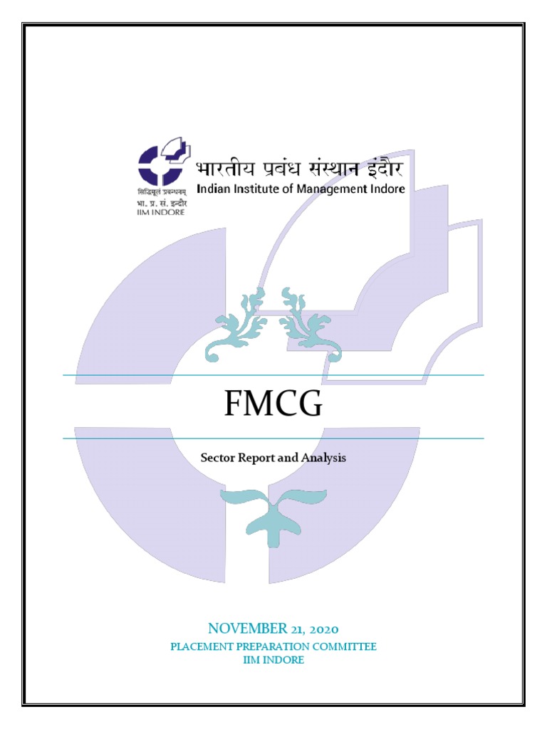 FMCG Sector Report PDF | PDF | E Commerce | Retail