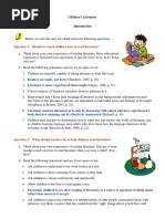 Teaching Literature | PDF | Reading (Process) | Storytelling