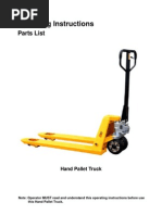 Pallet Truck Inspection-Check Sheet | PDF