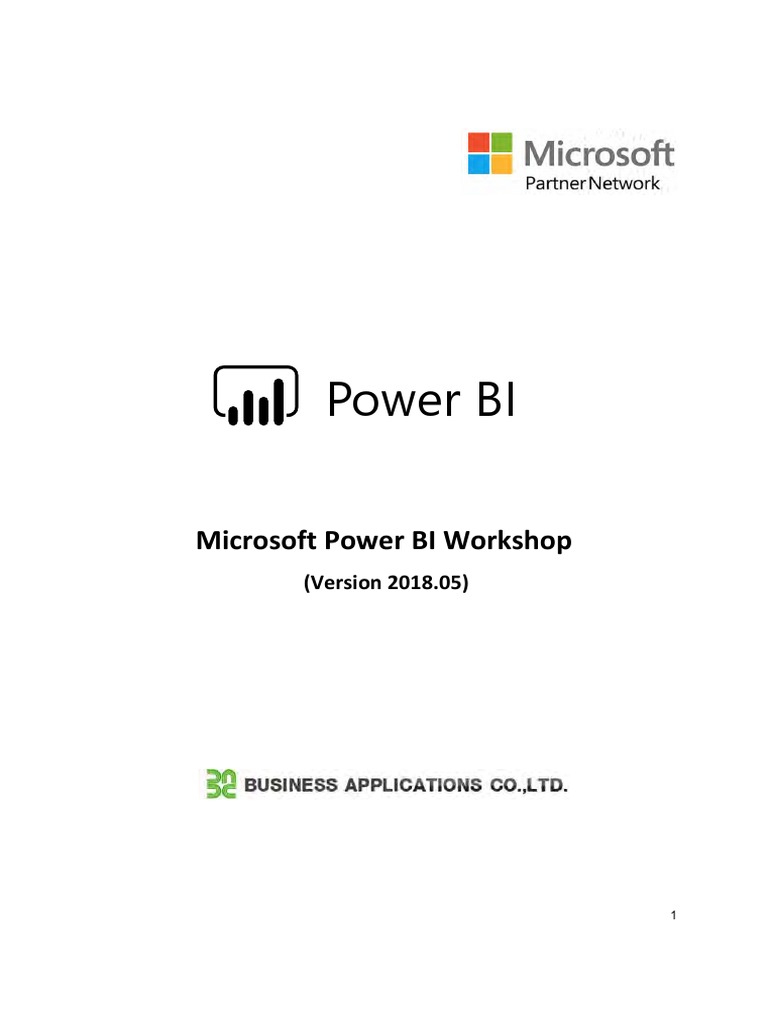 Power BI Basic Training PDF | PDF