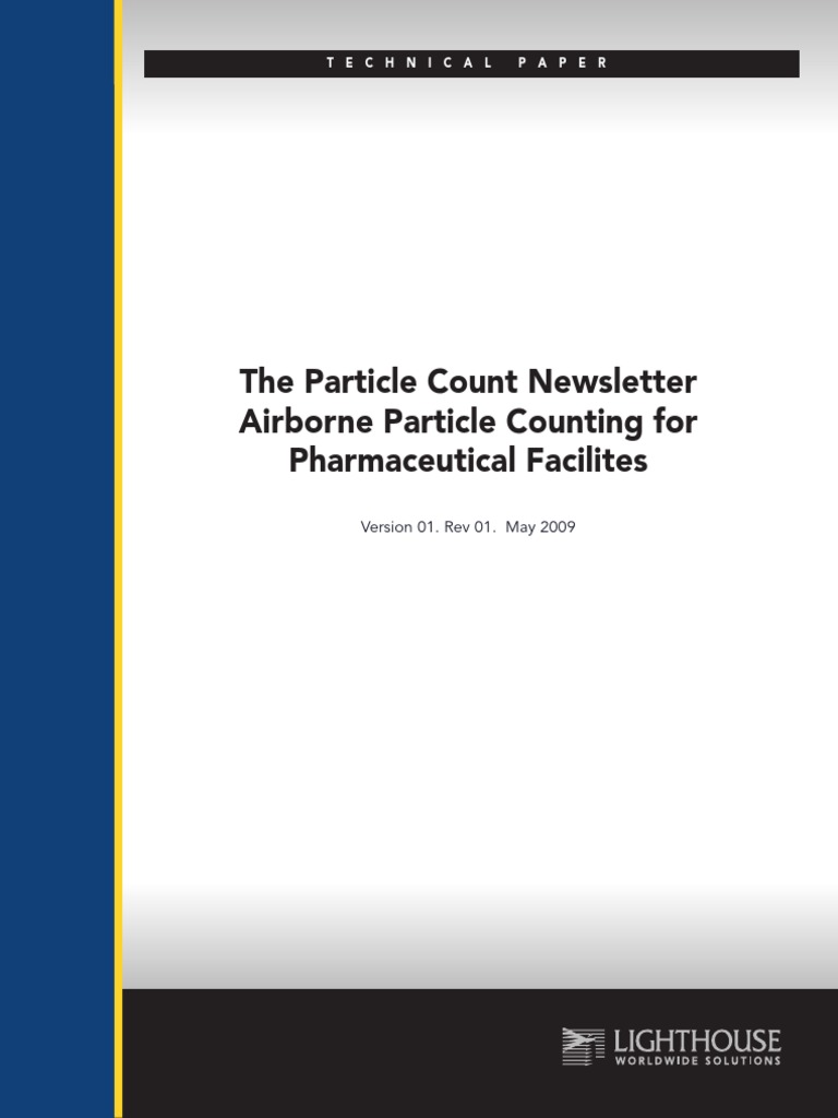 The Particle Count Newsletter Airborne Particle Counting For ...