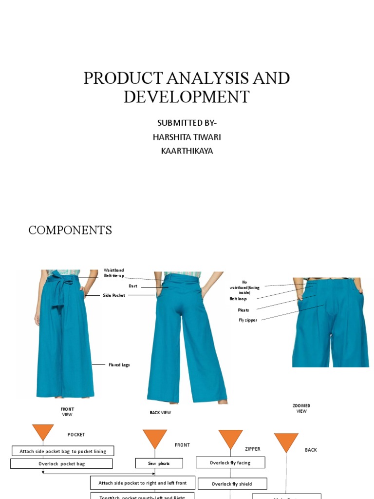 Product Analysis And Development Flowchart Pdf Seam Sewing Textiles