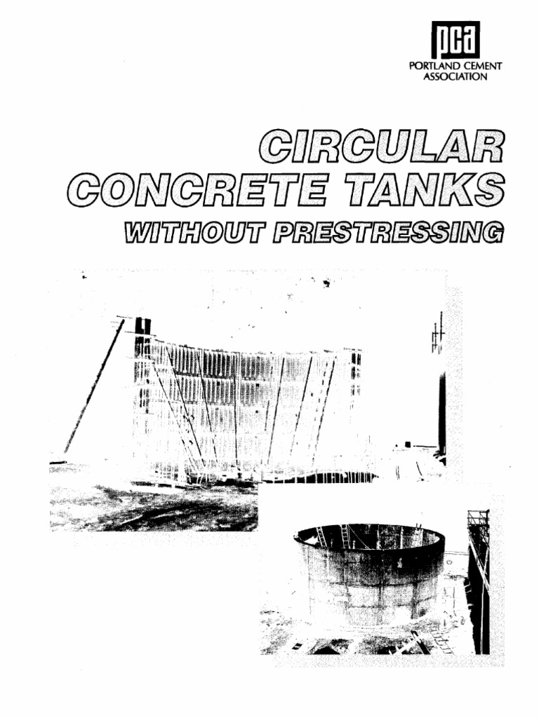 PCA Circular Concrete Tanks Without Prestressing, 1993 PDF | PDF