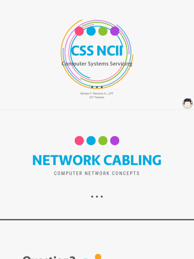 Computer Systems Servicing NC II - Network Cabling | PDF | Equipment ...