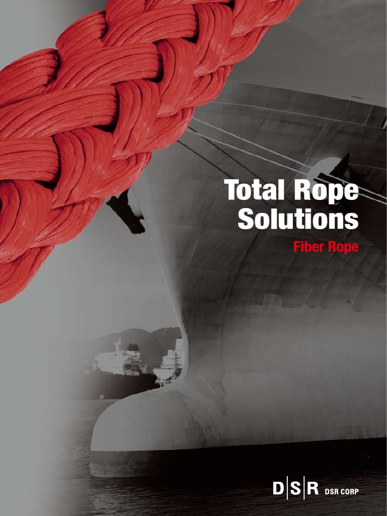 DSR Fiber Rope Catalogue PDF | PDF | Rope | Materials