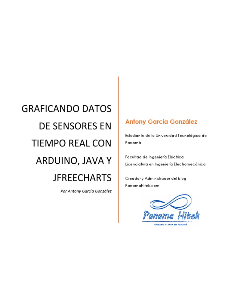 Graficando Datos de Sensores en Tiempo Real Con Arduino Java y JFreecharts PDF | PDF | Java ...