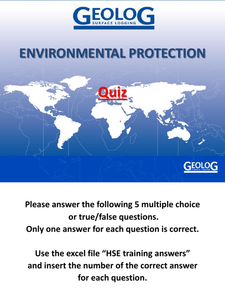 Mod15 Environmental Protection Quiz | PDF