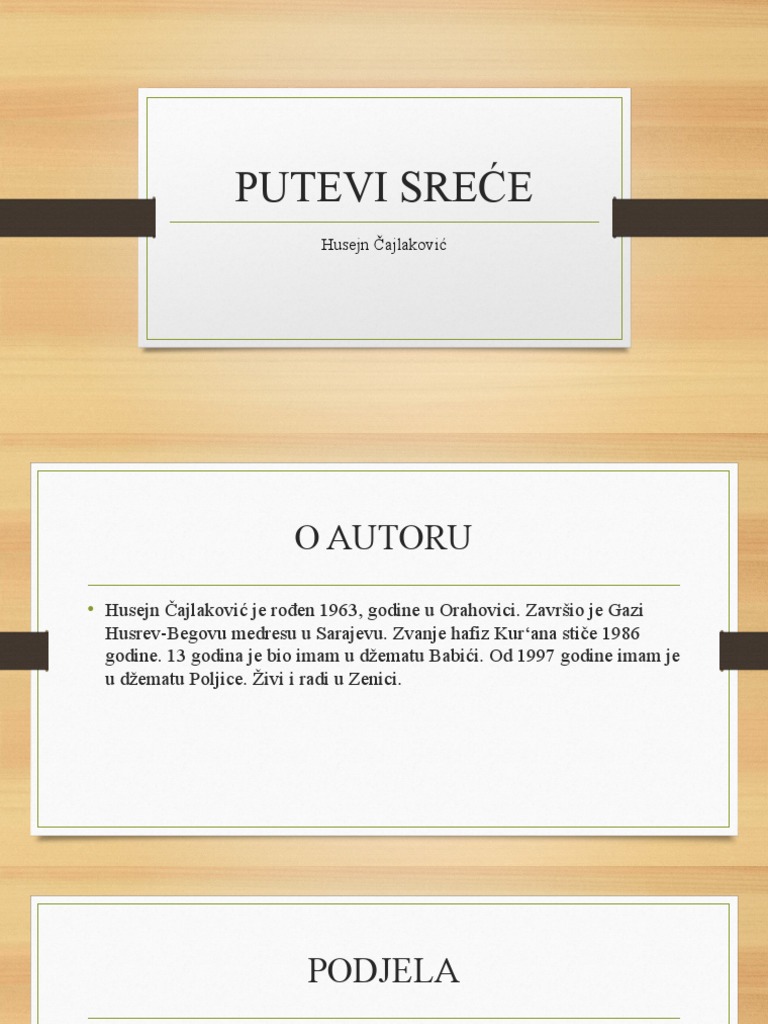 Putevi Sreće | PDF